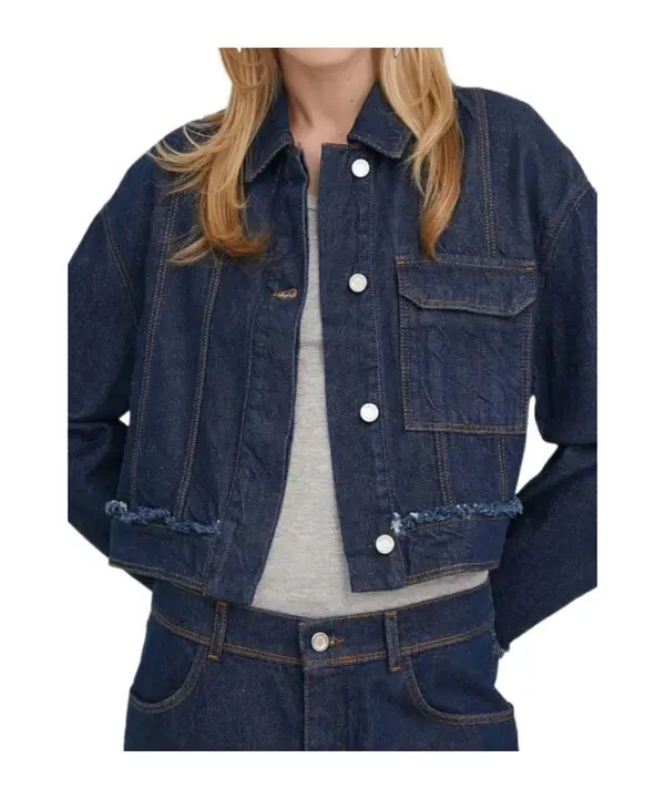 Stine Goya Frayed Pocket Jacket