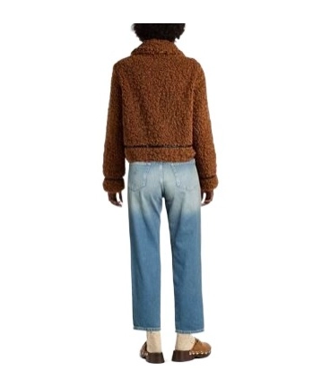 MAXCO. Max&co. Vintage Distressed Cropped Straight-leg Jeans