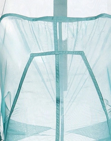 Rick Owens Square-neck Sheer Long-sleeve Top