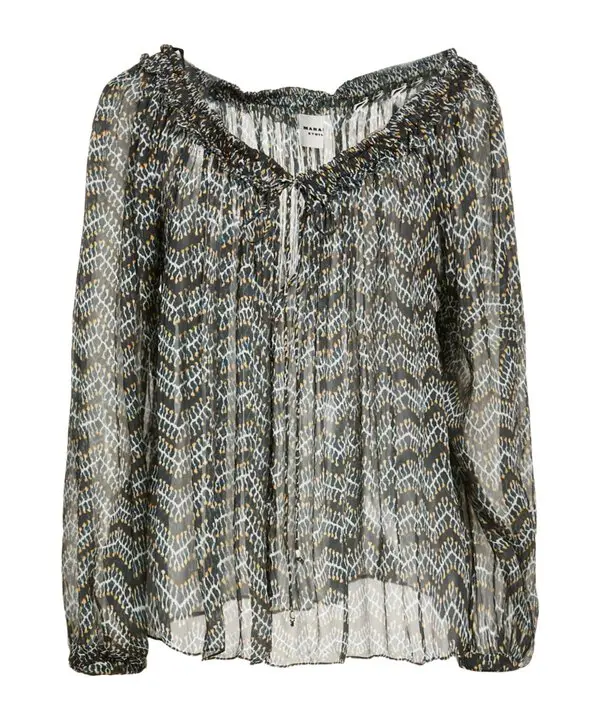 Isabel Marant Étoile Colorful Bohemian Top
