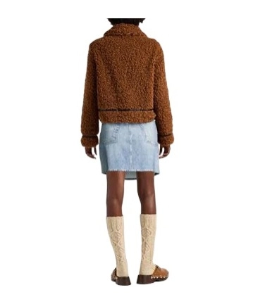 Rag & Bone Gradient Denim Mini Skirt