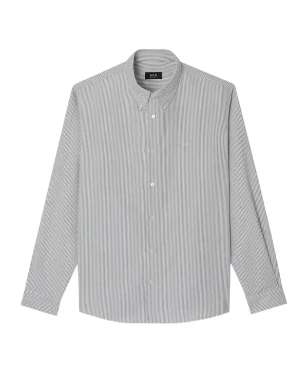 A.p.c. Striped Long-sleeve Shirt
