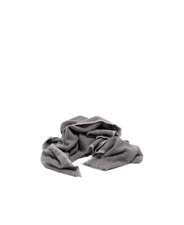 Brunello Cucinelli Fringed Edge Knitted Scarf