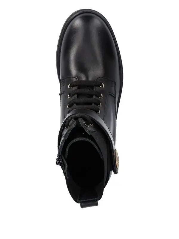 Liu Jo Logo-appliqué Combat Boots