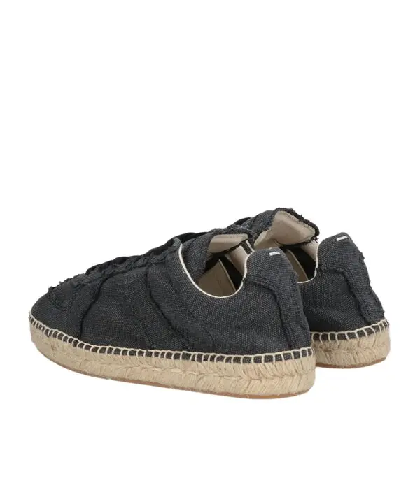 MAISON MARGIELA Solid Color Canvas Platform Shoes