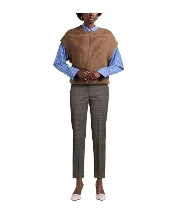 MAXCO. Check Fine Worsted Dress Trousers