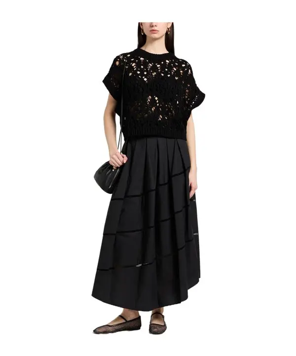 Brunello Cucinelli Openwork Knit Top