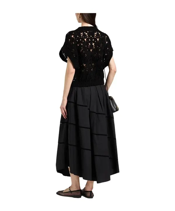 Brunello Cucinelli Openwork Knit Top