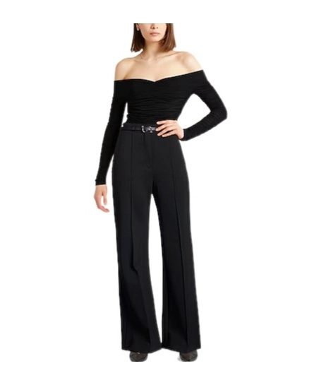 Sportmax High-waisted Wide-leg Trousers With Belt