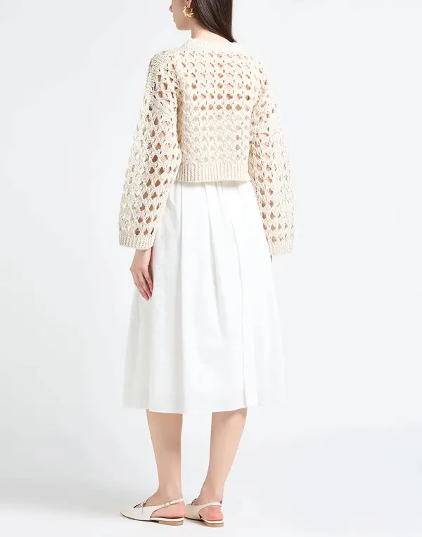 Brunello Cucinelli Fashion Solid Color Hollow-out Knit Cover-up