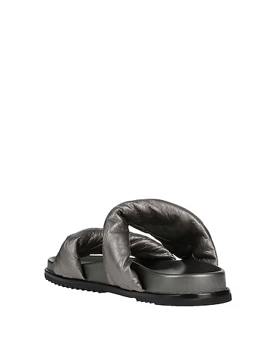 Rick Owens Metallic Genuine Leather Sandals