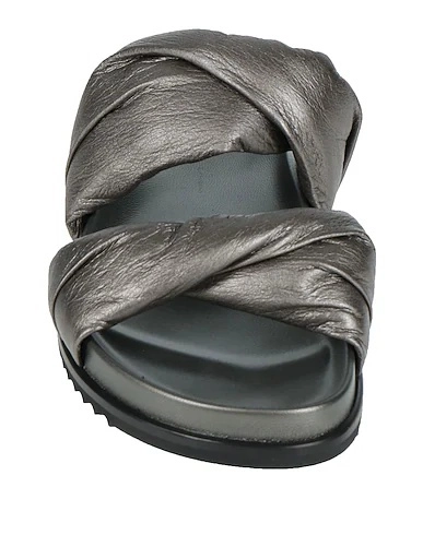 Rick Owens Metallic Genuine Leather Sandals