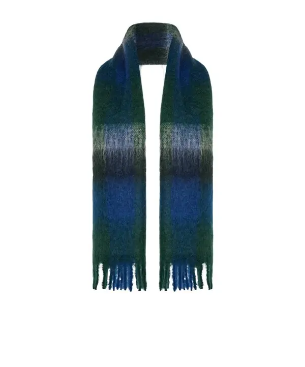 THE ROW Plaid Scarf