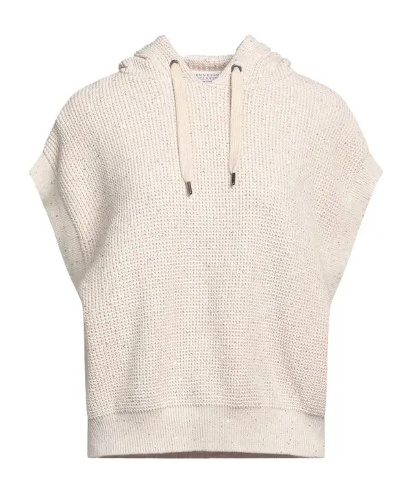 Brunello Cucinelli Solid Color Sleeveless Knit Top
