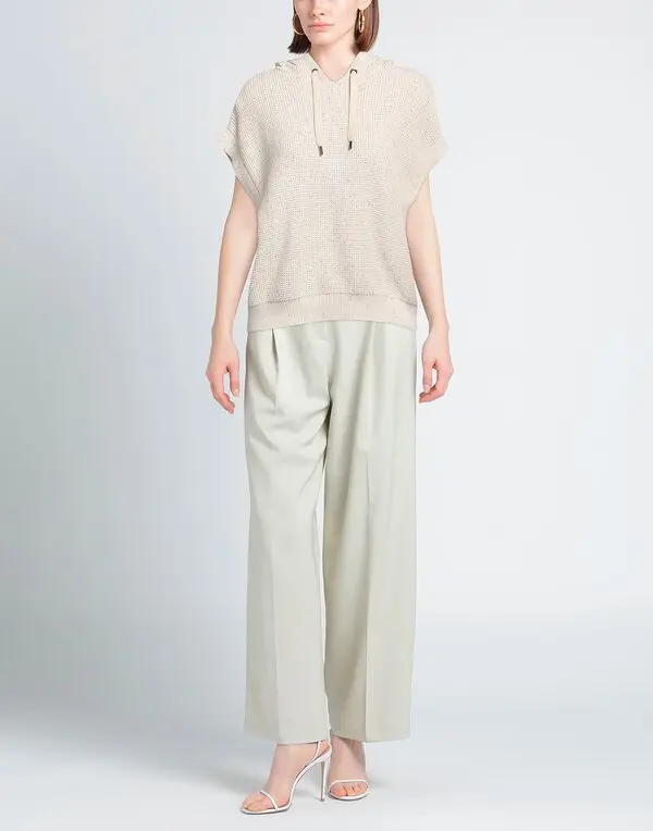 Brunello Cucinelli Solid Color Sleeveless Knit Top