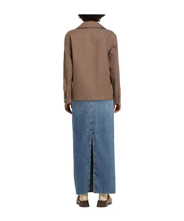 Max Mara Solid Color Long-sleeve Coat