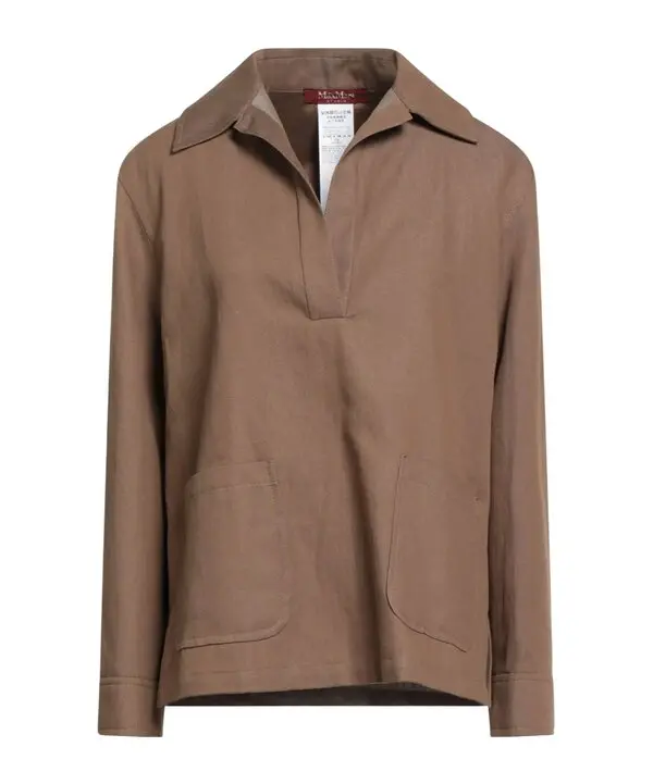 Max Mara Gabardine Long-sleeve Coat