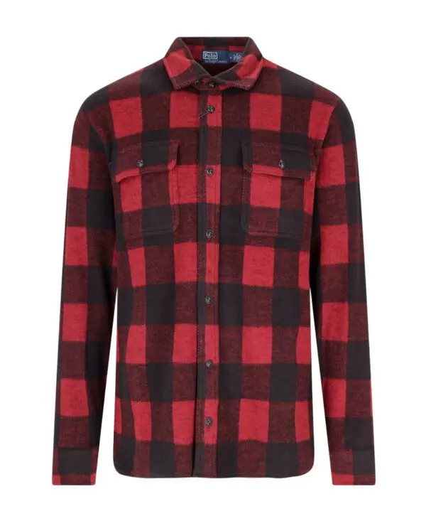 Polo Ralph Lauren Plaid-check Patterned Buttoned Shirt