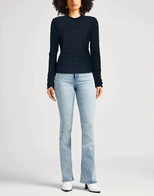 Rag & Bone Solid Color Versatile Knit Sweater