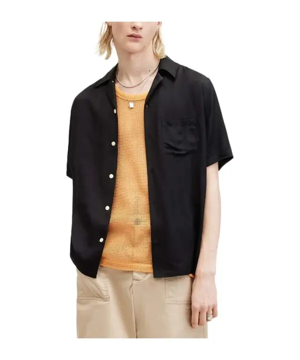 ALLSAINTS Embroidered-sun Motif Shirt