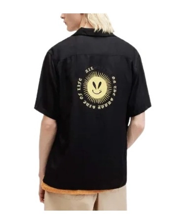 ALLSAINTS Embroidered-sun Motif Shirt