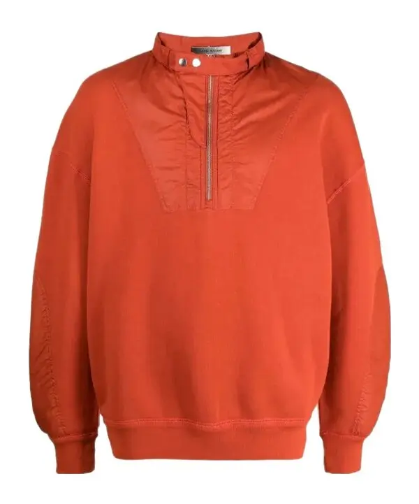 Isabel Marant Étoile Half-zip Panelled Sweatshirt