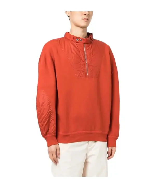 Isabel Marant Étoile Half-zip Panelled Sweatshirt