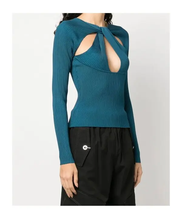 Coperni Cut-out Knitted Top