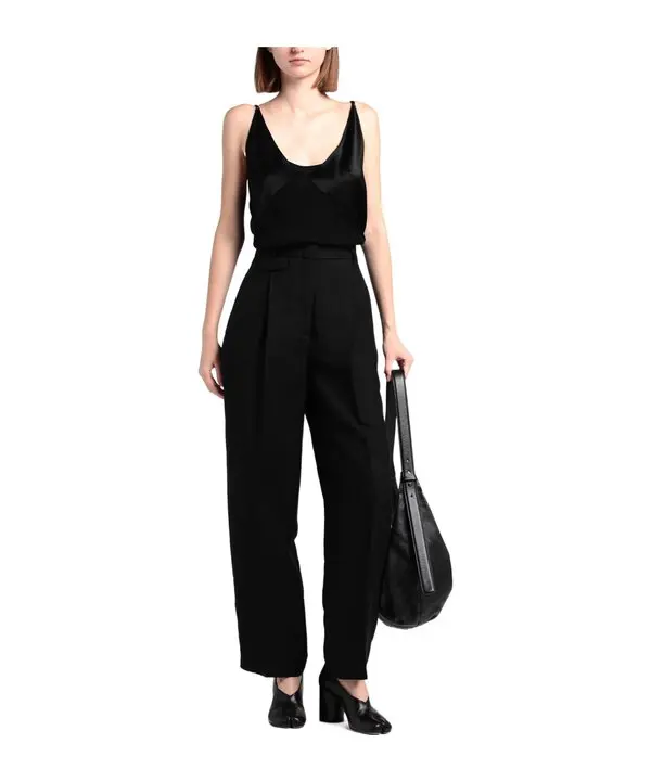 MAISON MARGIELA Satin-paneled Slip Mini Dress