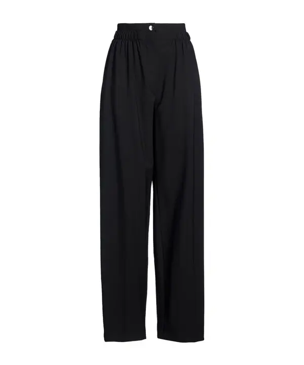 Sportmax Minimalist Solid Color Loose-fit Trousers
