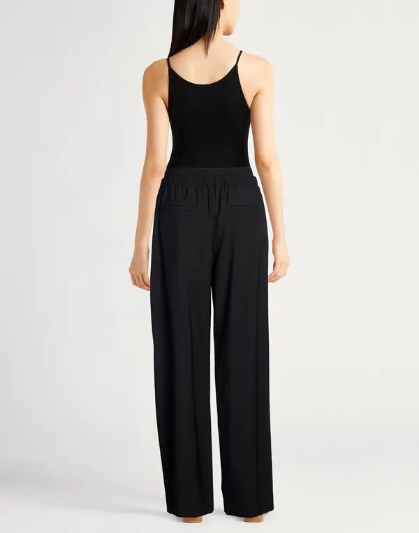 Sportmax Minimalist Solid Color Loose-fit Trousers