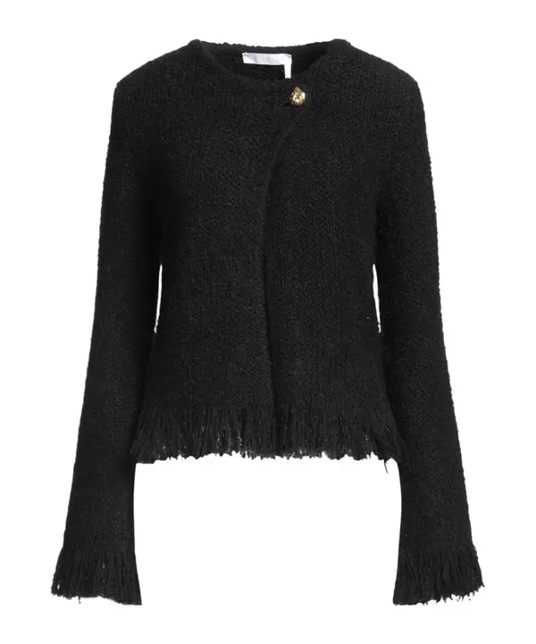 Chloé Bouclé Cropped Jacket