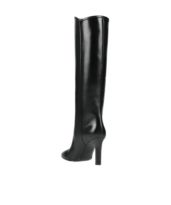 Saint Laurent Simple Leather Boots