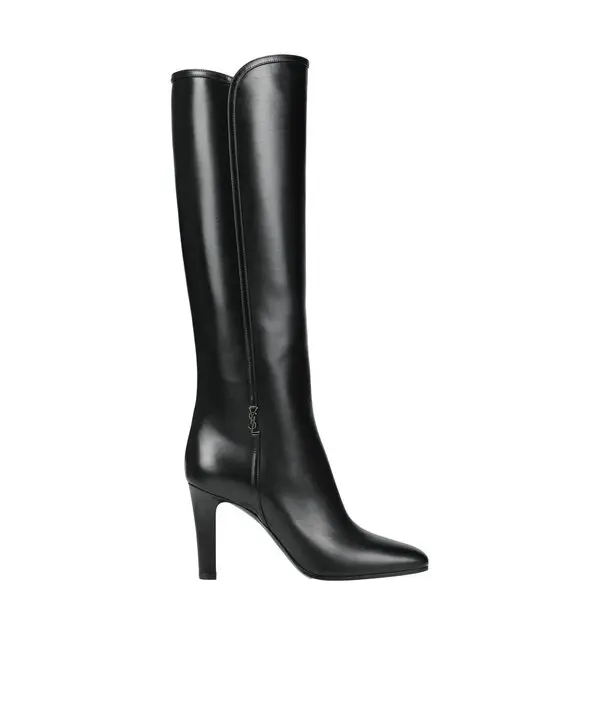 Saint Laurent Simple Leather Boots