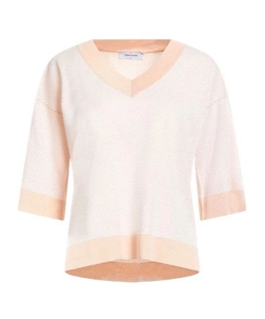 Max Mara Minimalist Metallic Long-sleeve Knit Top