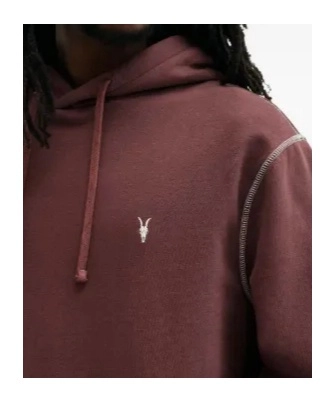 ALLSAINTS Amir Contrast-stitch Hoodie