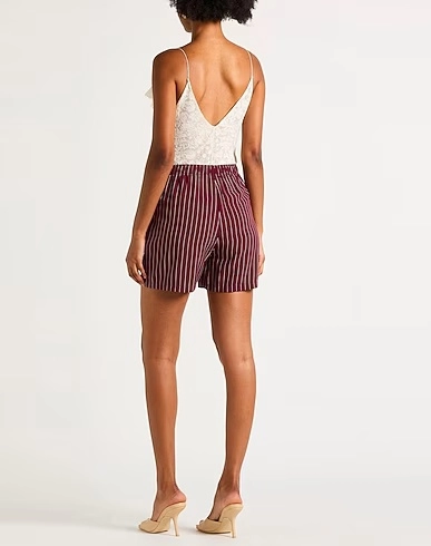 Saint Laurent Striped Woven Shorts
