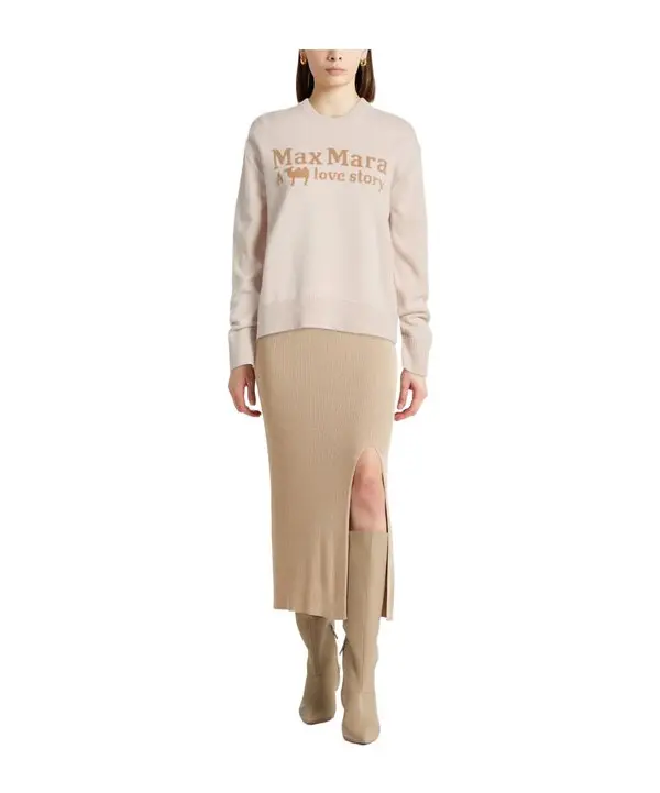 Max Mara Two-tone Lightweight Knit Top