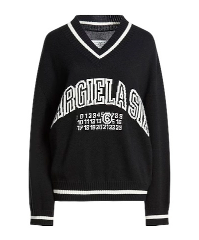 MAISON MARGIELA Two-tone Lightweight Knit Sweater