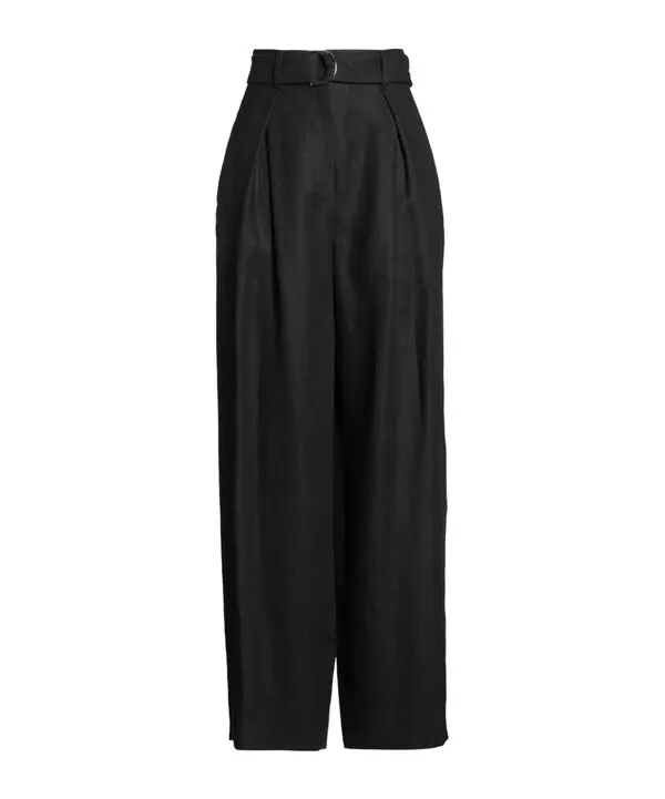 Max Mara Belted Linen Trousers