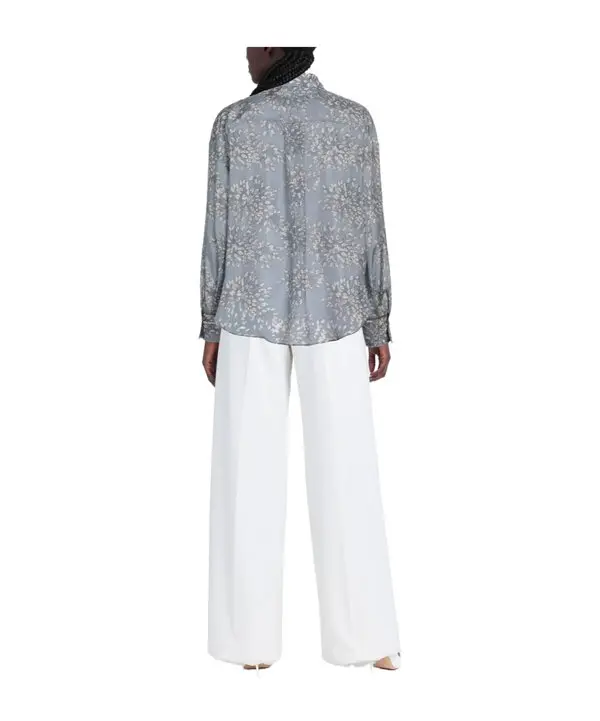 Brunello Cucinelli Satin Floral Shirt