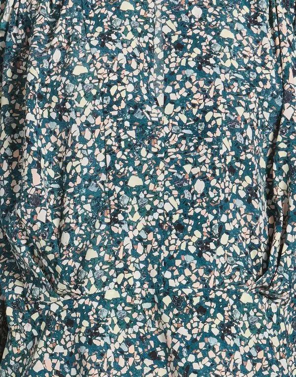 Isabel Marant Étoile Multi-color Crew Neck Stretch Blouse