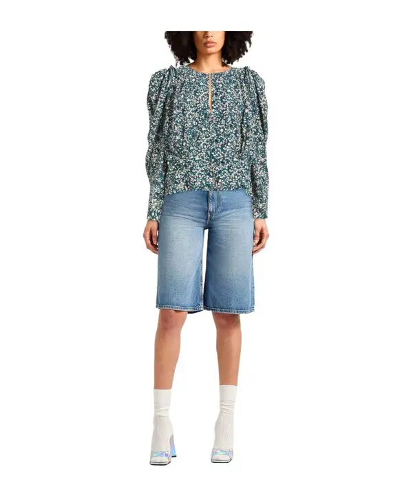 Isabel Marant Étoile Multi-color Crew Neck Stretch Blouse