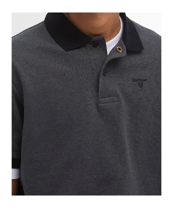 Barbour Contrast-collar Polo Shirt