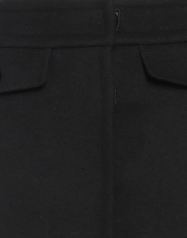 Max Mara Wide-swing Skirt With Decorative Pockets