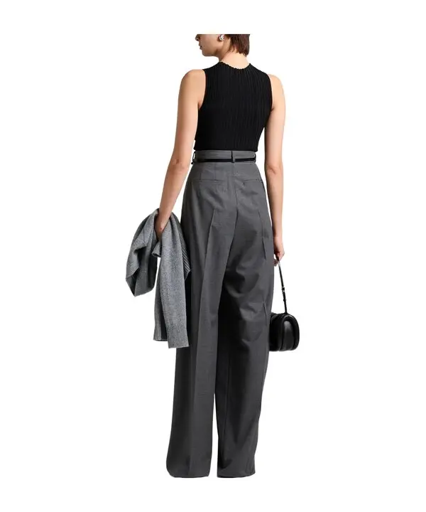 Sportmax Loose Straight-leg Belted Trousers