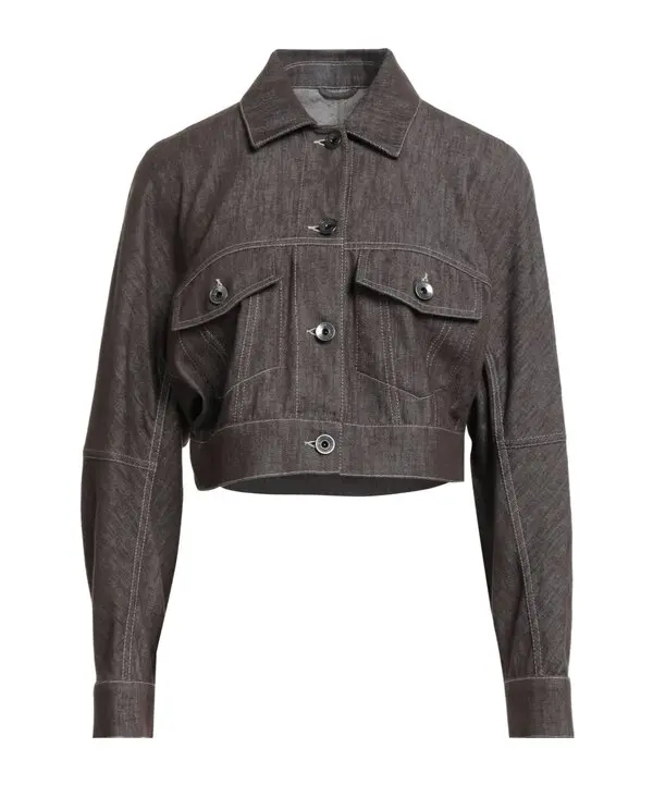 Brunello Cucinelli Cropped Denim Jacket