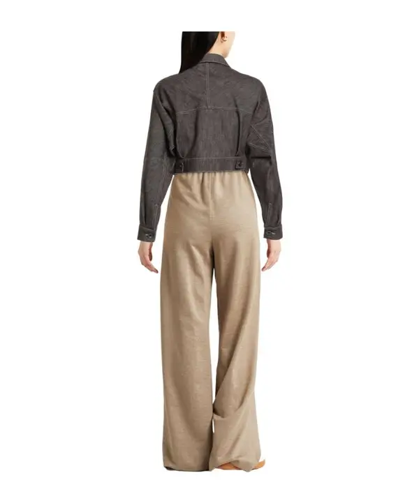 Brunello Cucinelli Cropped Denim Jacket