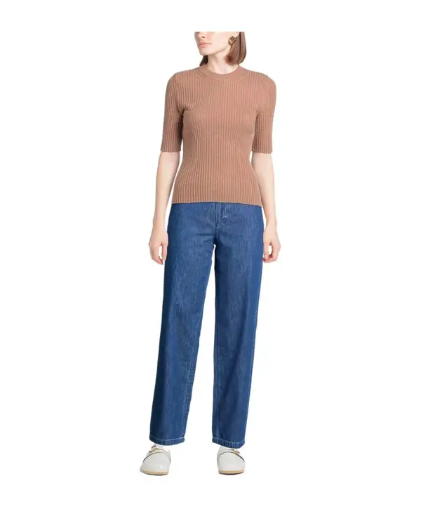 Max Mara Wide-leg Cropped Jeans
