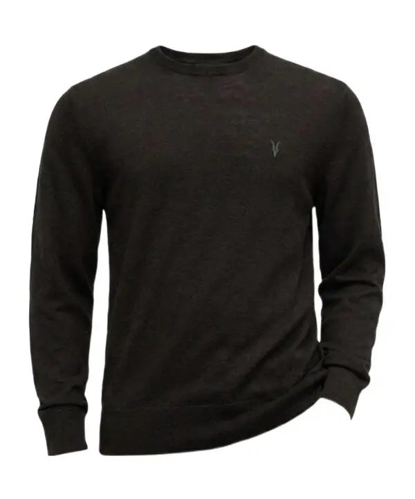 ALLSAINTS Embroidered-logo Crew-neck Sweater